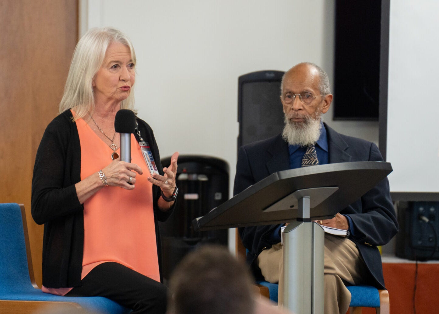 Dr. King Davis, D.D. Clark educate on state hospital record archiving ...